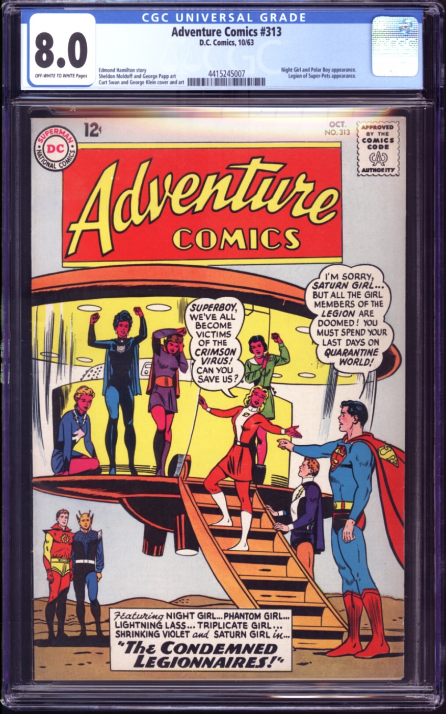 Adventure Comics #313 CGC 8.0 | DaleRobertsComics.com