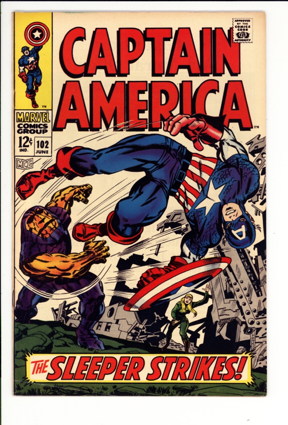 Captain America #102 VF- (7.5) | DaleRobertsComics.com