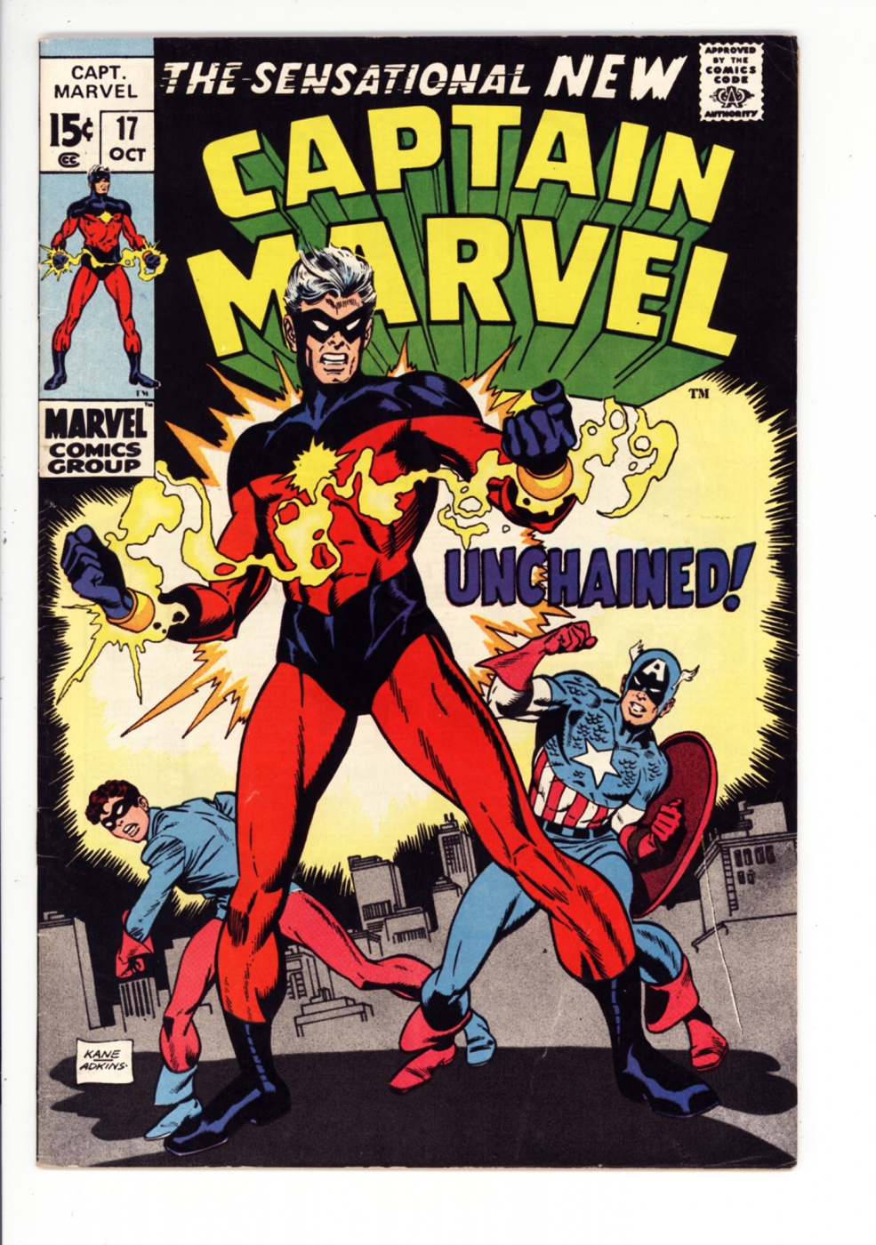 Captain Marvel #17 F/VF (7.0) | DaleRobertsComics.com