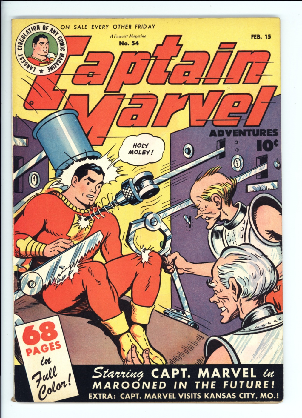Captain Marvel Adventures #54 F/VF (7.0) | DaleRobertsComics.com