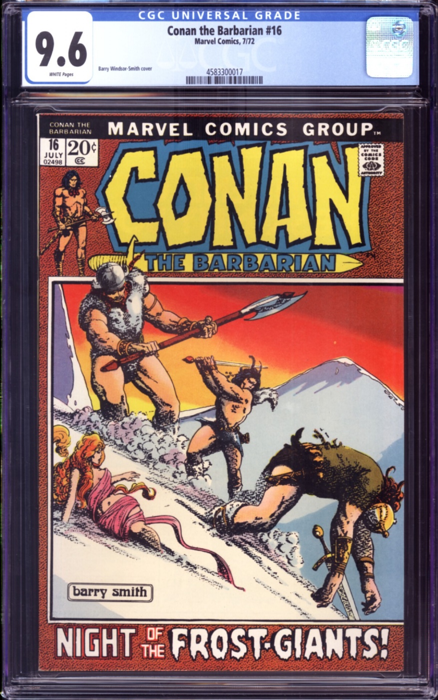 Conan the Barbarian #16 CGC 9.6 | DaleRobertsComics.com