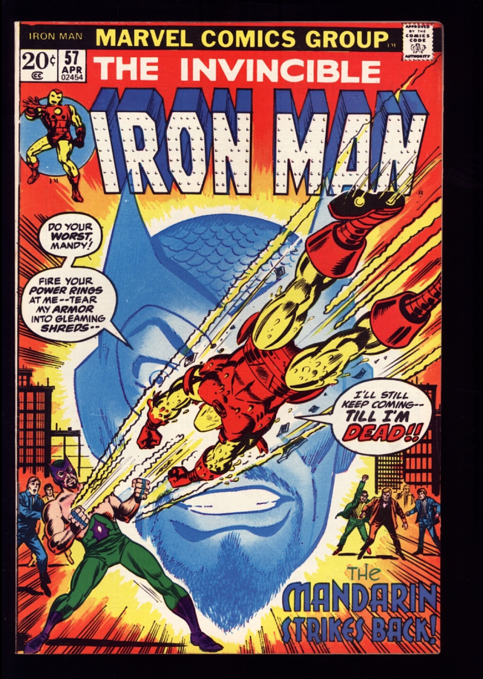 Ironman Vs Mandarin Comic