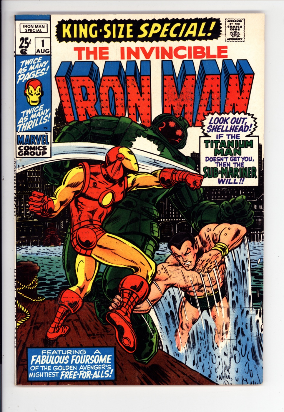 Iron Man Titanium Man Comic