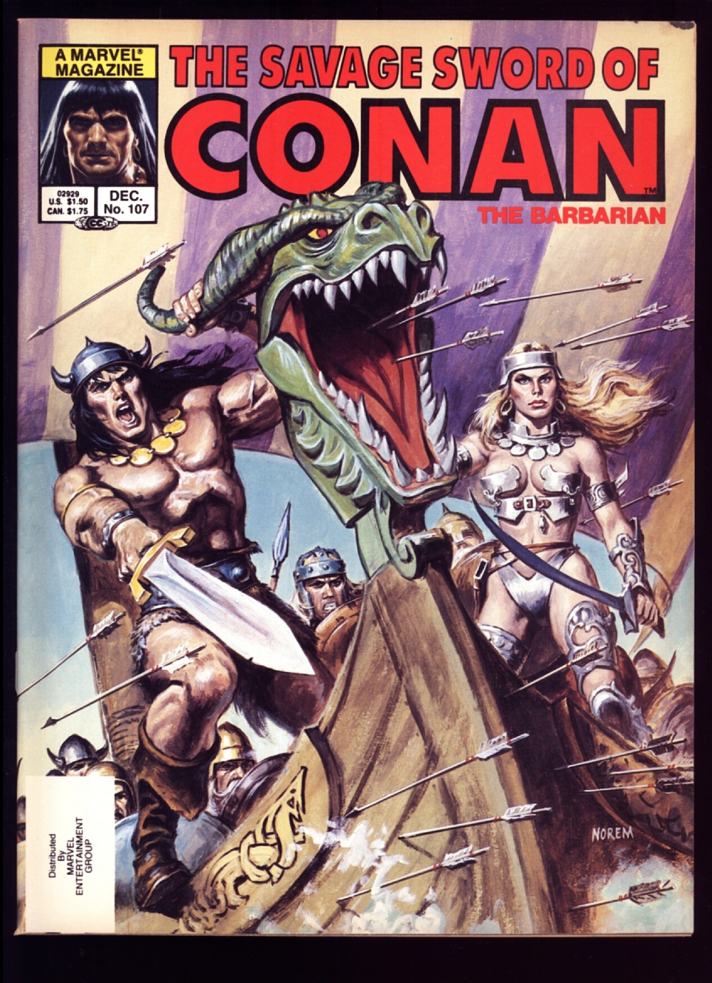 Savage Sword of Conan Magazine #107 F/VF (7.0) | DaleRobertsComics.com